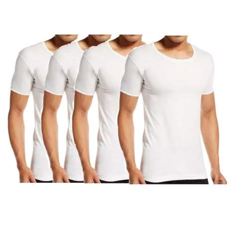 Buy VIP Men's Regular Fit Vest (Pack of 4) (Vip Supreme RNS Vest 4Pc M ...