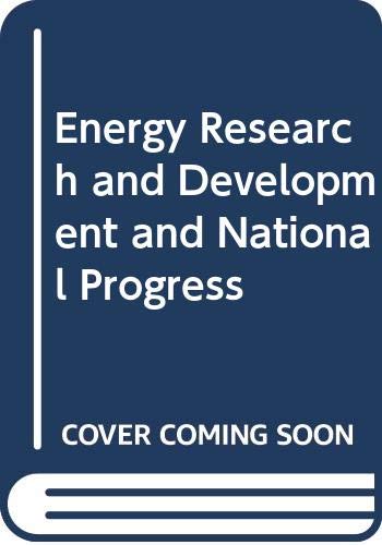 Energy R & D and national progress: 9780313206894: Amazon.com: Books