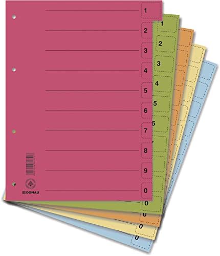 Oxford Touareg Register DIN A4, Recycling-Karton, 12 Taben, beige ...
