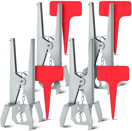 Amazon.com : Qualirey 4 Pack Mole Trap Outdoor Gopher Traps Scissor ...