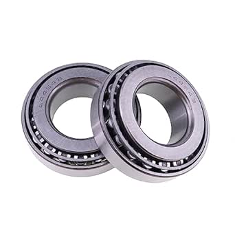 DVPARTS 2PK Single Row High Speed Tapered Roller Bearings L44643/L44610 ...