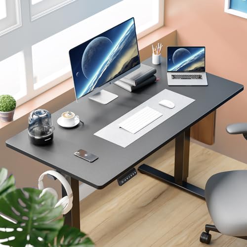 Snapklik.com : 63 Inch Electric Standing Office Desk Height Adjustable ...