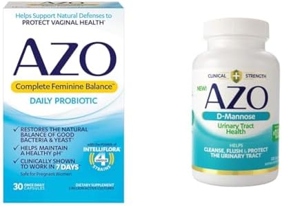 Amazon.com: AZO Complete Feminine Balance Daily Probiotics for Women ...