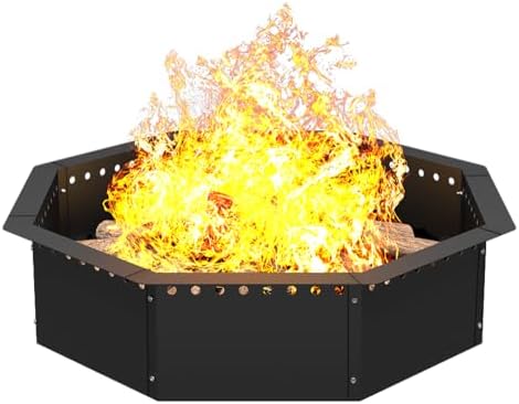 Amazon.com : Mocomax Smokeless Fire Pit Ring 40-Inch Outer 36-Inch ...