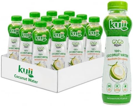 Amazon.com : Kuii Coconut Water No Sugar Added - 100% Pure Thai Nam Hom ...