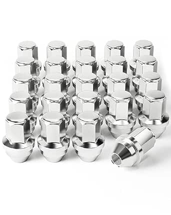 Orion Motor Tech M14x1.5 Lug Nuts, 13/16 Inch Hex Cone Seat Wheel Lug Nuts Compatible with Ford ...
