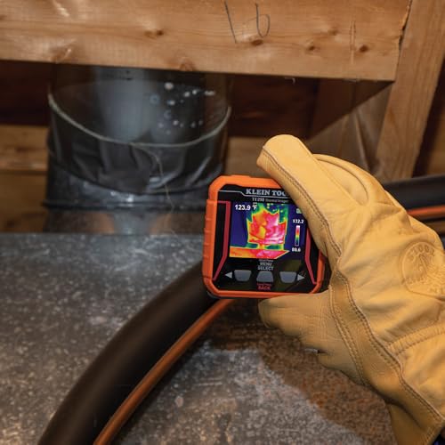 Klein Tools TI250 Rechargeable Thermal Imaging Camera, Camera Displays ...