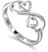 Amazon.com: Inspirational Jewelry Sterling Silver Engraved Faith Double ...