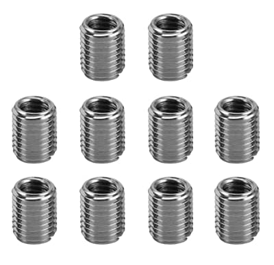 20 Pcs Thread Reducing Nuts, M8 Male to M6 Female Thread Screw Sleeve ...