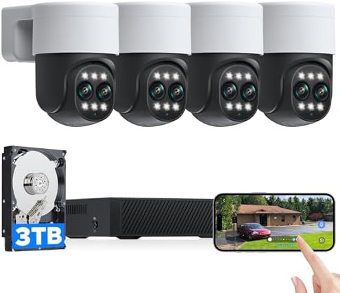 Amazon.com: ANRAN 8MP PoE Security Camera System, 4K Outdoor/Indoor CCTV Cameras with 8CH NVR ...