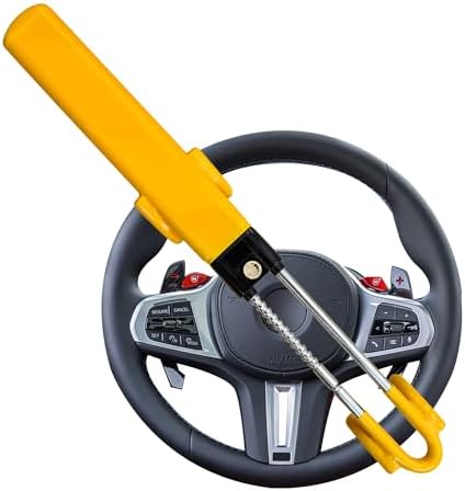 Steering Wheel Lock Twin Bar, Steering Lock, Stop Thieves Stealing Your ...