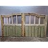 md carpentry Wooden Garden Driveway Gates, 4ft (120cm) High, Double ...
