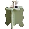 Amazon.com: HM&DX Mini Petal Coffee Table, Cartoon Solid Wood Wave Side ...