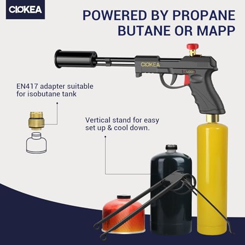 Snapklik.com : Ciokea Powerful Propane Cooking Torch, Adjustable Flame ...