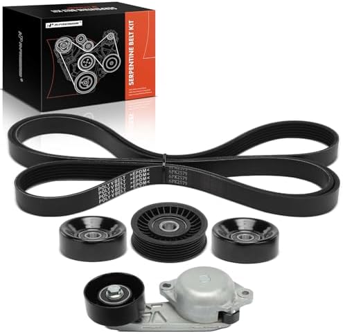 A-Premium Engine Serpentine Drive Belt Kit with Tensioner & Idler ...