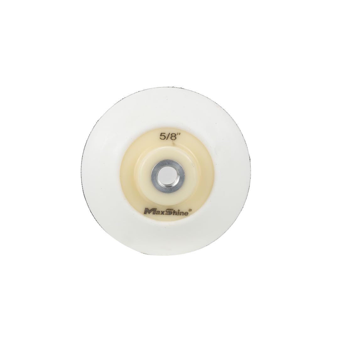 Snapklik.com : Maxshine 3" Universal White Hook & Loop Rotary Backing ...