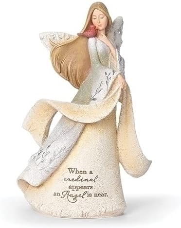 Amazon.com: Roman Cardinal Memorial Angel Heavenly Blessings Figurine ...