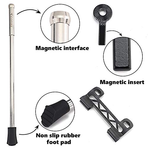 Snapklik.com : Corki Cycles Bike Kickstand - Stainless Steel Rear Wheel ...