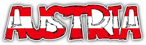 Amazon.com - Austria Flag Slogan Sticker | Car Bumper, Laptop, Water ...