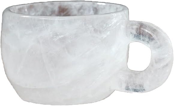 Amazon.com | Nature Mineral Crystal Coffee Mugs, Elegant Real Crystal ...