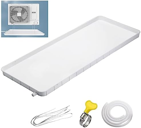 Universal Air Conditioner Drain Pan - Plastic Drip Tray with Drain ...