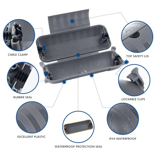 Snapklik.com : RESTMO Outdoor IP44 Waterproof Electrical Box ...