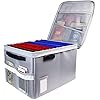 Amazon.com: File Box with Lock, Fireproof Document Box File Organizer ...