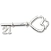 equilibrium Silver Plated Keepsake Key 21st Birthday : Amazon.co.uk ...