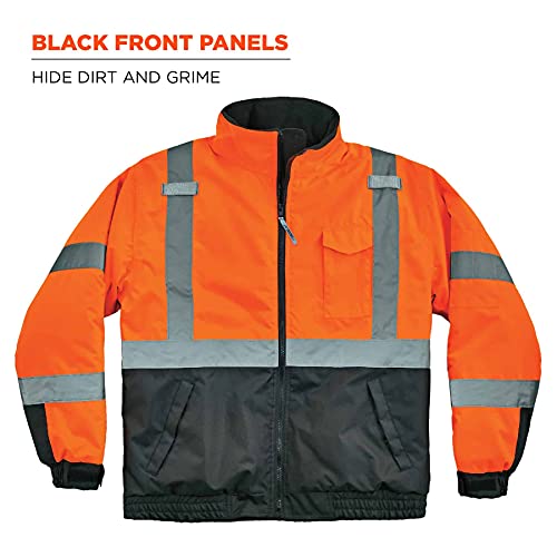 Snapklik.com : Unisex Adult High Visibility Reflective Winter Jacket