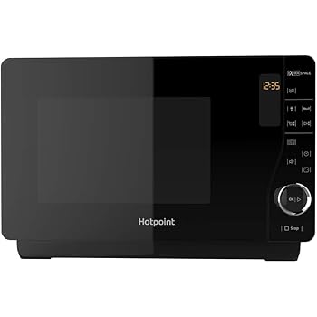 Hotpoint Extra Space Solo Flatbed Microwave, 26 Litre, Black: Amazon.co ...