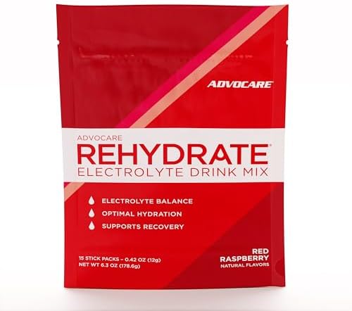 Amazon.com: AdvoCare Rehydrate Electrolyte Drink Mix - Electrolytes ...