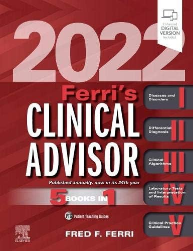 Ferri's Clinical Advisor 2022 : Ferri MD, Fred F.: Amazon.co.uk: Books
