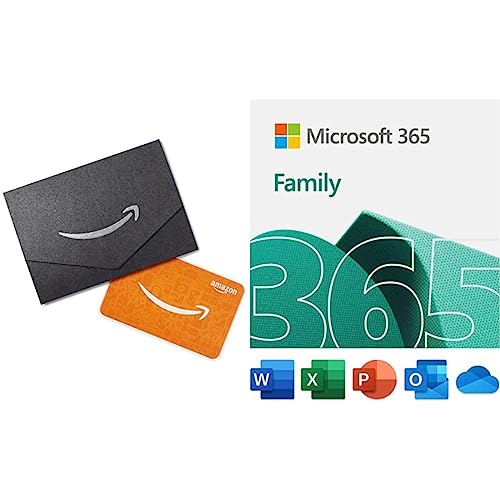 Microsoft 365 Family (Office) + $10 Amazon Gift Card | 12-Month ...