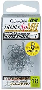 Amazon.com : Gamakatsu Treble Hook Rose Value Treble SP-MH (HPS) #1 : Sports & Outdoors