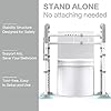 Amazon.com: Agrish Toilet Safety Rails - FSA/HSA Eligible Adjustable Width & Height Fit Any ...