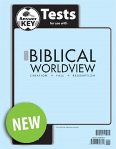 BJU Press Biblical Worldview Test Key KJV: BJU Press: 9781606828816 ...