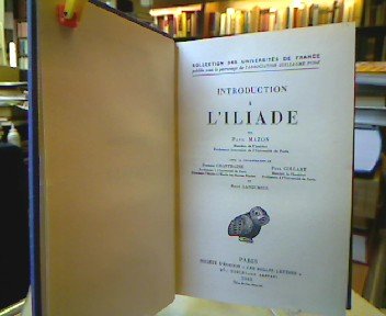 Amazon.com: Introduction A L'Iliade: Mazon, Paul & Pierre Chantraine ...