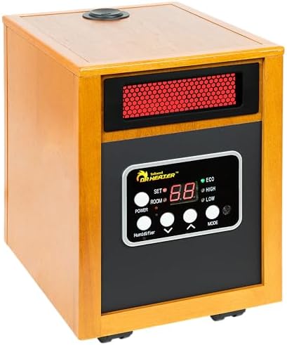 Dr Infrared Heater Portable Space Heater with Humidifier, 1500-Watt ...