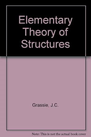 Elementary Theory of Structures: Amazon.co.uk: Grassie, J.C ...