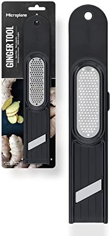 Microplane Ginger Tool 3in1 | Kitchen Tool to Grate, Peel and Slice ...