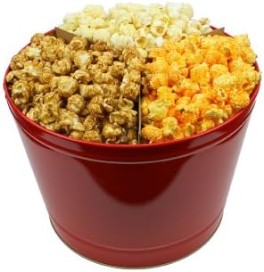 Amazon.com: Signature Popcorn - 2-Gallon Solid Red Holiday Reusable ...