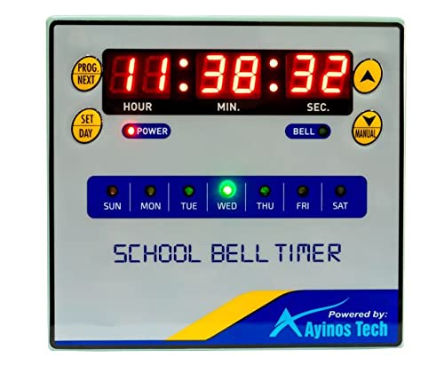 Ayinos Tech Automatic School Timer : Amazon.in: Home Improvement