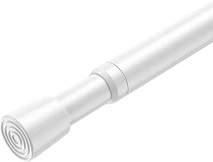Amazon.com: AIZESI Spring Tension Curtain Rod 32 to 58 inch Adjustable ...