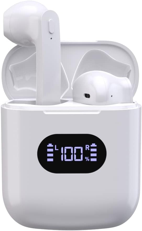 Amazon.com: Wireless Earbuds, Bluetooth 5.3 Earbuds 36H Playtime LED ...