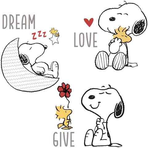Amazon.com: Bedtime Originals Snoopy Love Wall Decals/Stickers w ...