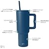 Amazon.com: Simple Modern 40 oz Trek Tumbler with Handle and Straw Lid ...