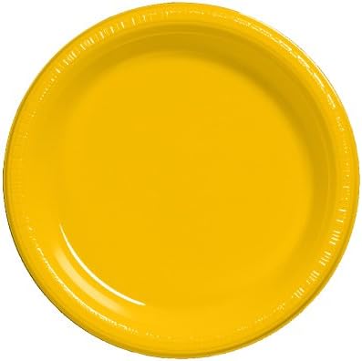 Amazon.com | Creative Converting Touch of Color 20 Count Plastic Dinner ...