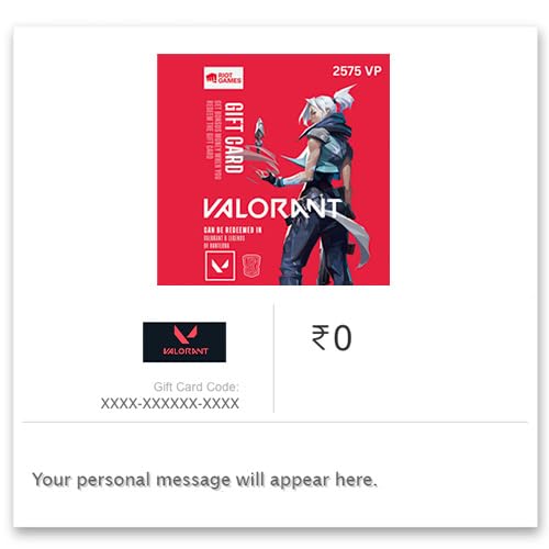 Valorant - 2575 VP@ 2176 INR (Riot Cash $25) | Additional 5% off via ...
