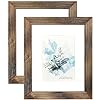 Amazon.com - KAIWIN 100% Solid Wood Brown 8x10 Picture Frame 2 Pack ...
