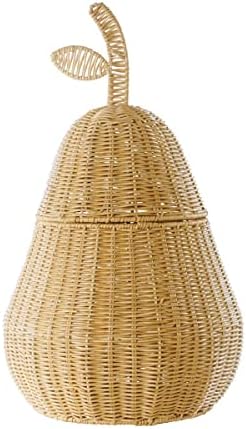 Amazon.com: Kaplan Early Learning Acorn Washable Wicker Floor Basket ...